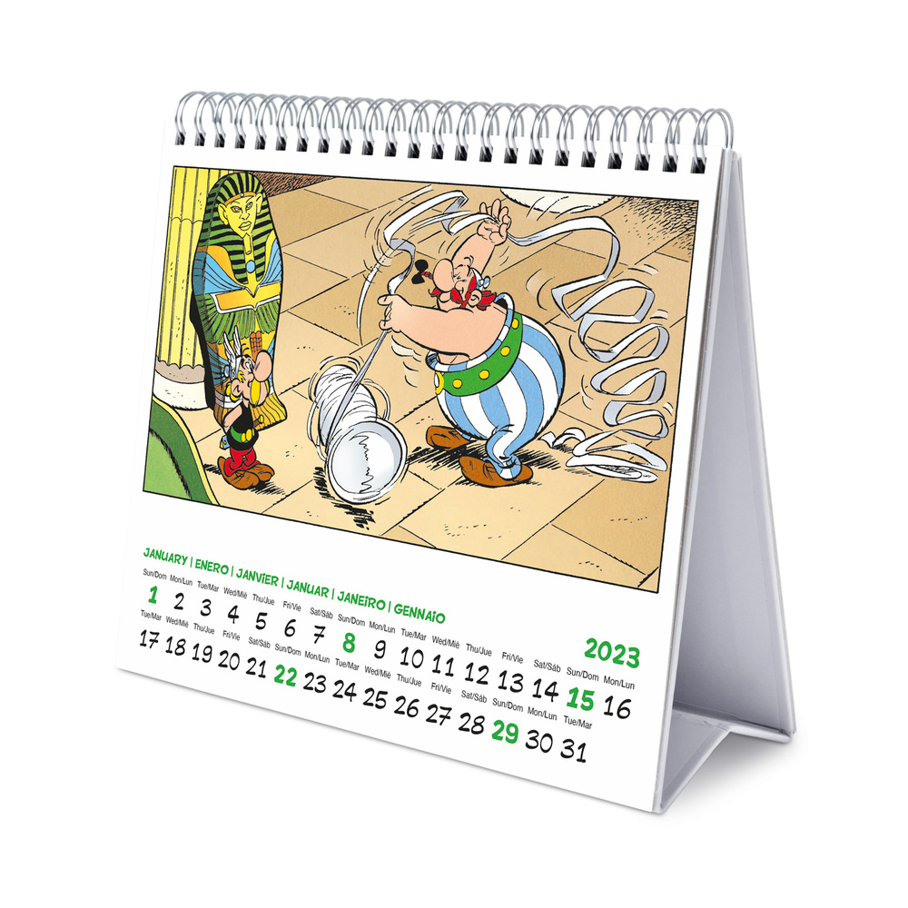 Calendar de birou 2023 - Deluxe - Asterix and Obelix